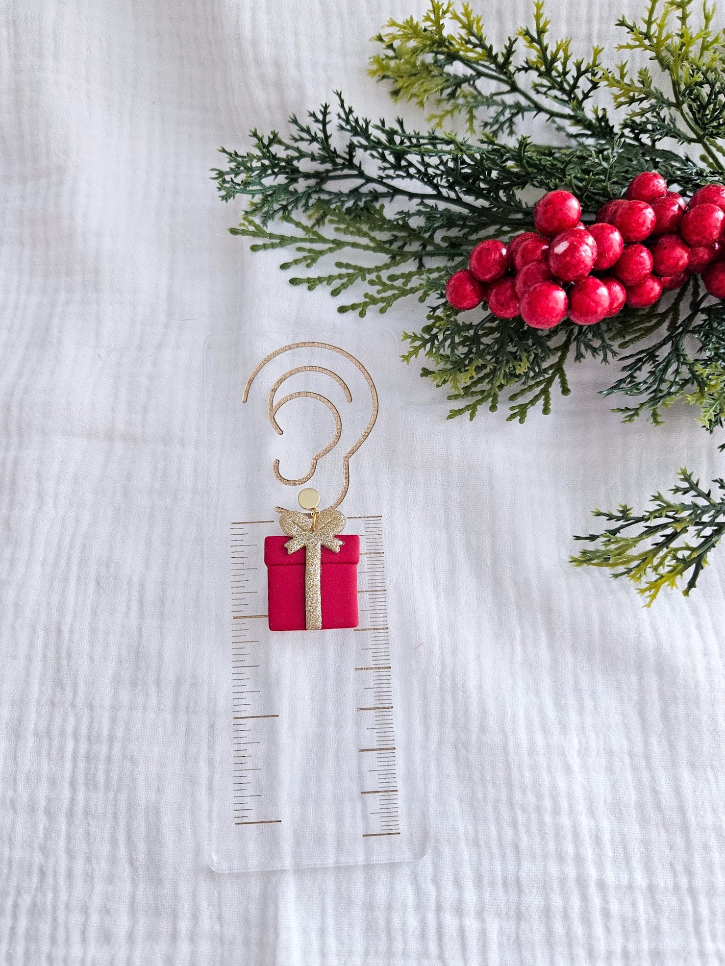 Christmas Present Dangles I Polymer Clay Earrings I Handmade - Etsy