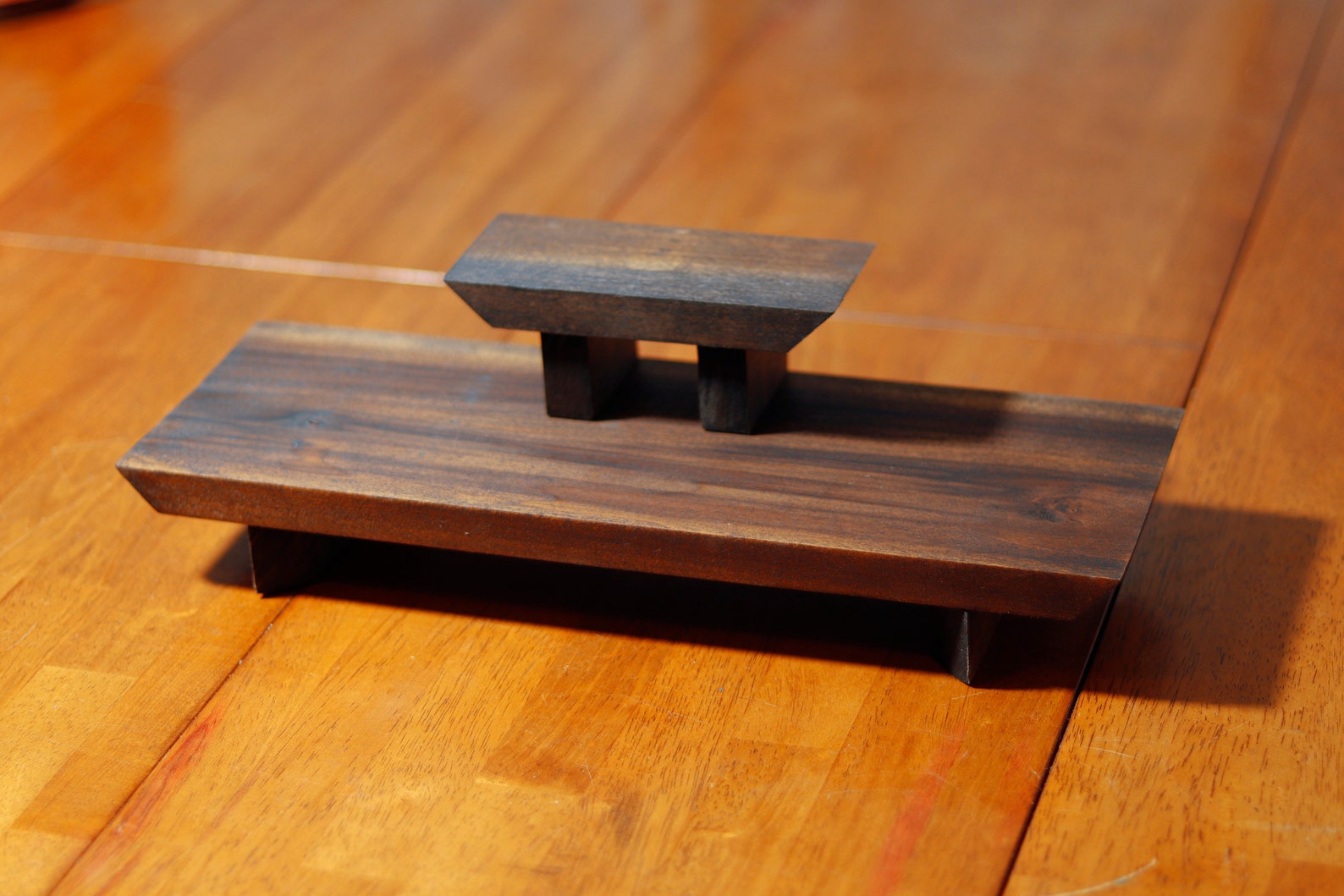 Wooden Spiritual Altar Small 2-tier the Dhyāna | Etsy