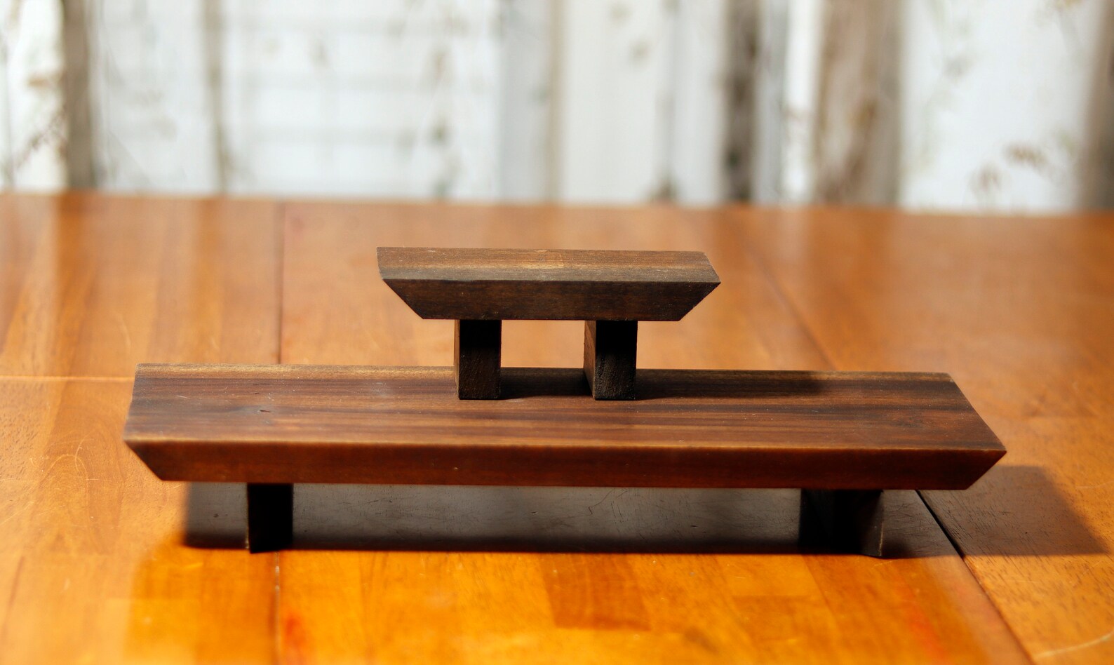 Wooden Spiritual Altar Small 2-tier the Dhyāna | Etsy