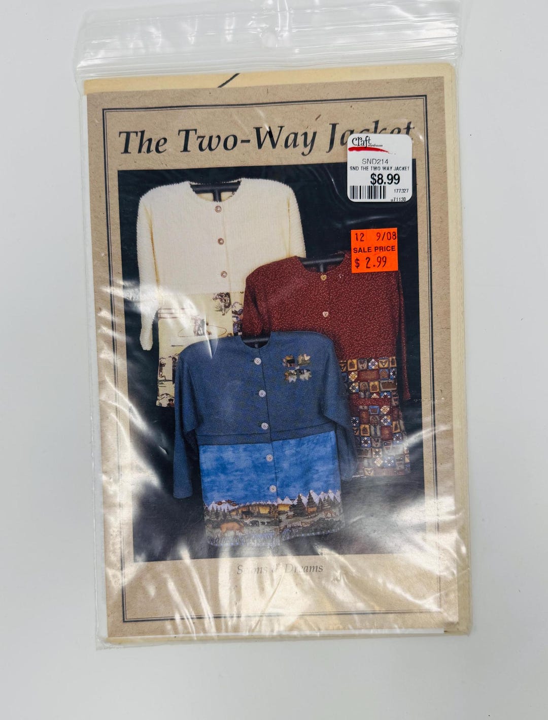 Vintage Seams & Dreams Sewing Pattern the Two-way Jacket All Sizes ...