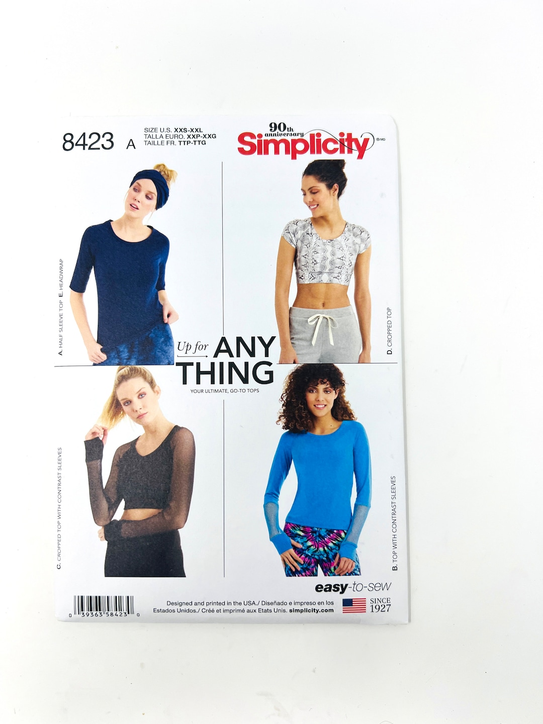 Simplicity 8423 Sewing Pattern Basic Knit Top Sizes XXS - XXL - Etsy