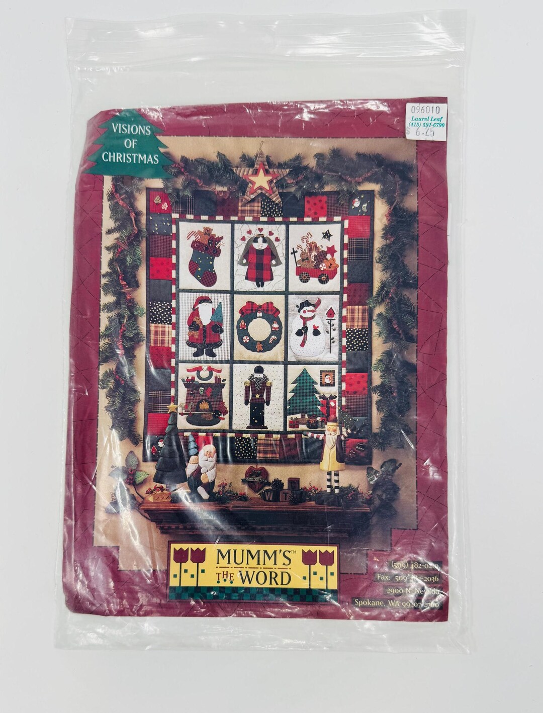 Debbie Mumm Mumm's the Word Visions of Christmas Holiday Quilt Pattern ...