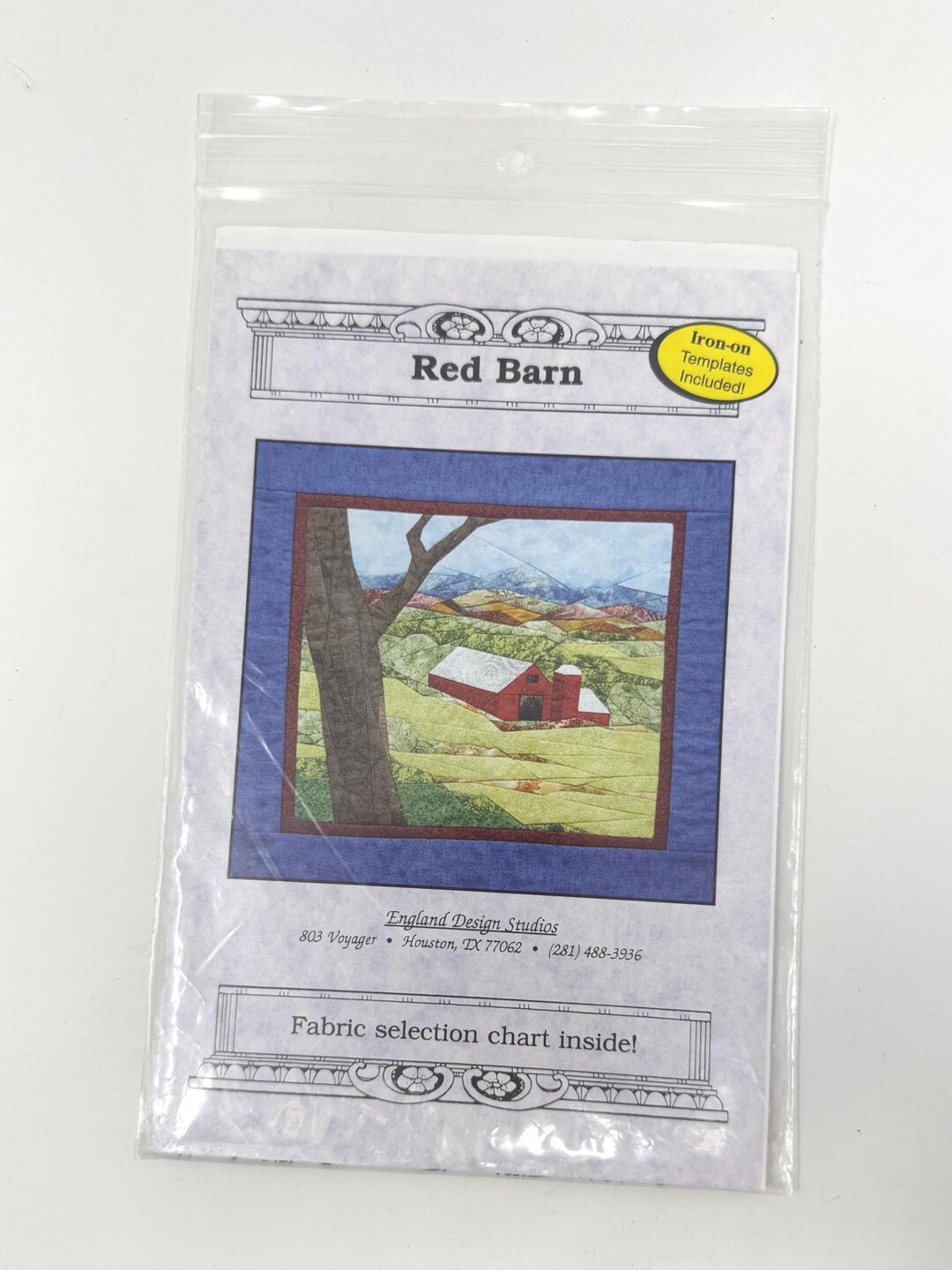 England Design Studios Red Barn Quilt Wall Hanging Pattern New & Uncut ...