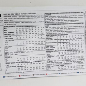 Simplicity 8186 Dottie Angel Slip and Wrap Dress Size 4, 6, 8, 10, 12 ...