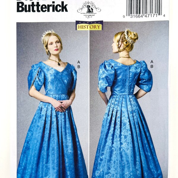 Butterick Victorian Dress Pattern - Etsy New Zealand