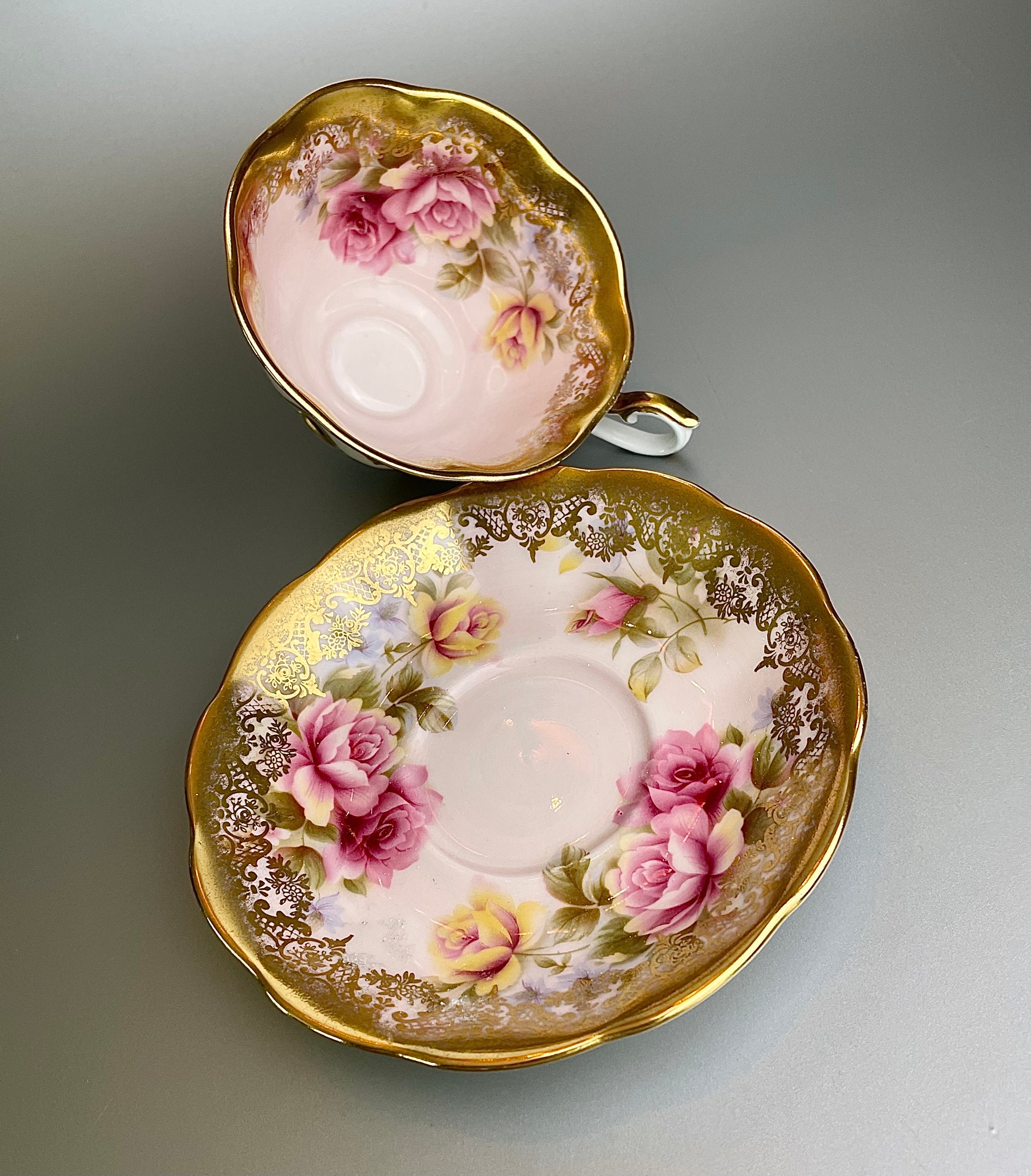 Vintage Royal Albert England Portrait Series Tea Cup and Saucer - Etsy