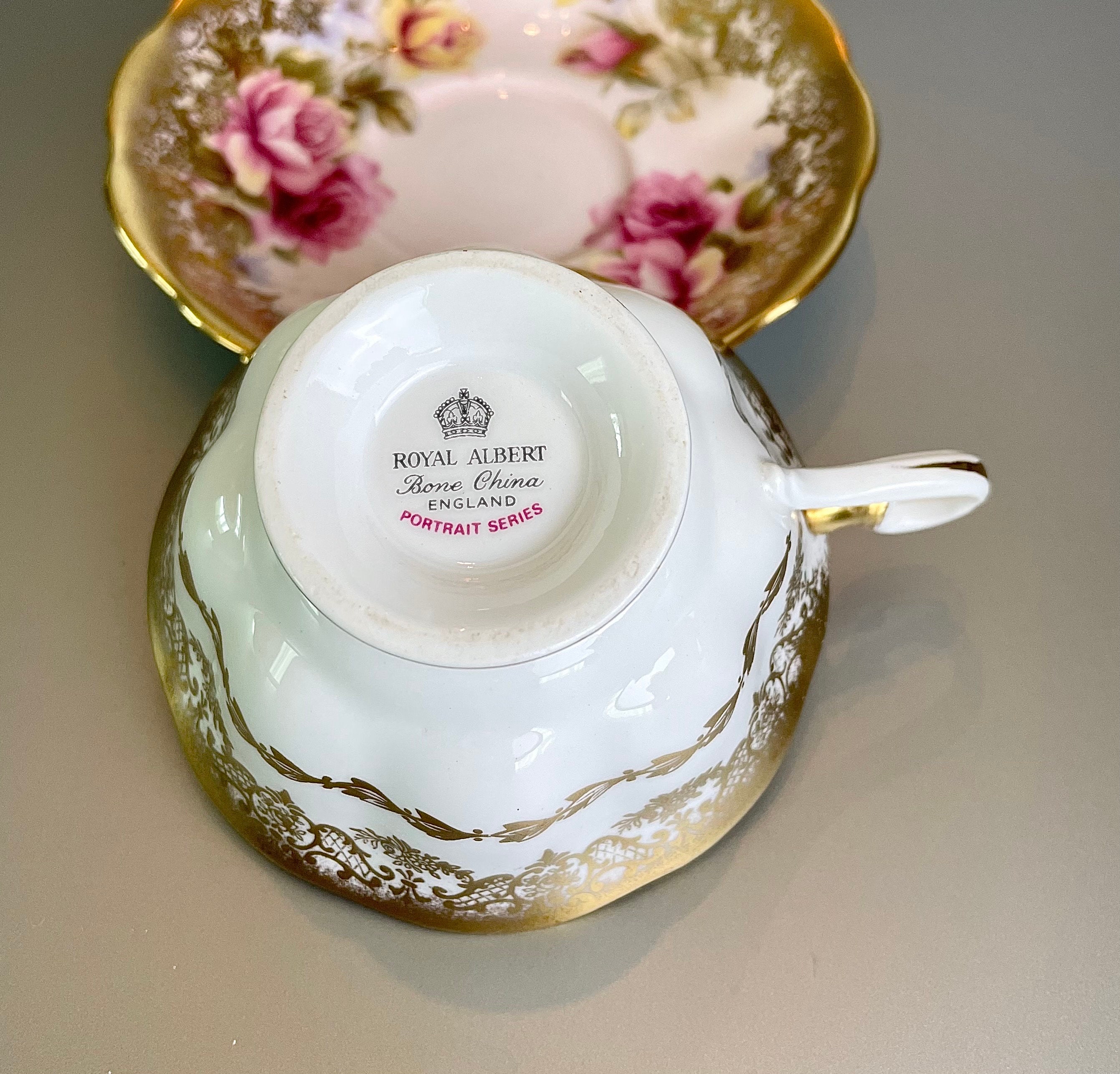 Vintage Royal Albert England Portrait Series Tea Cup and Saucer - Etsy