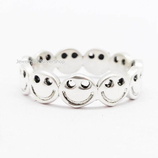 Smiley Ring - Etsy