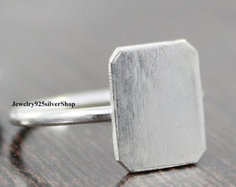 Square Shape Ring - Etsy
