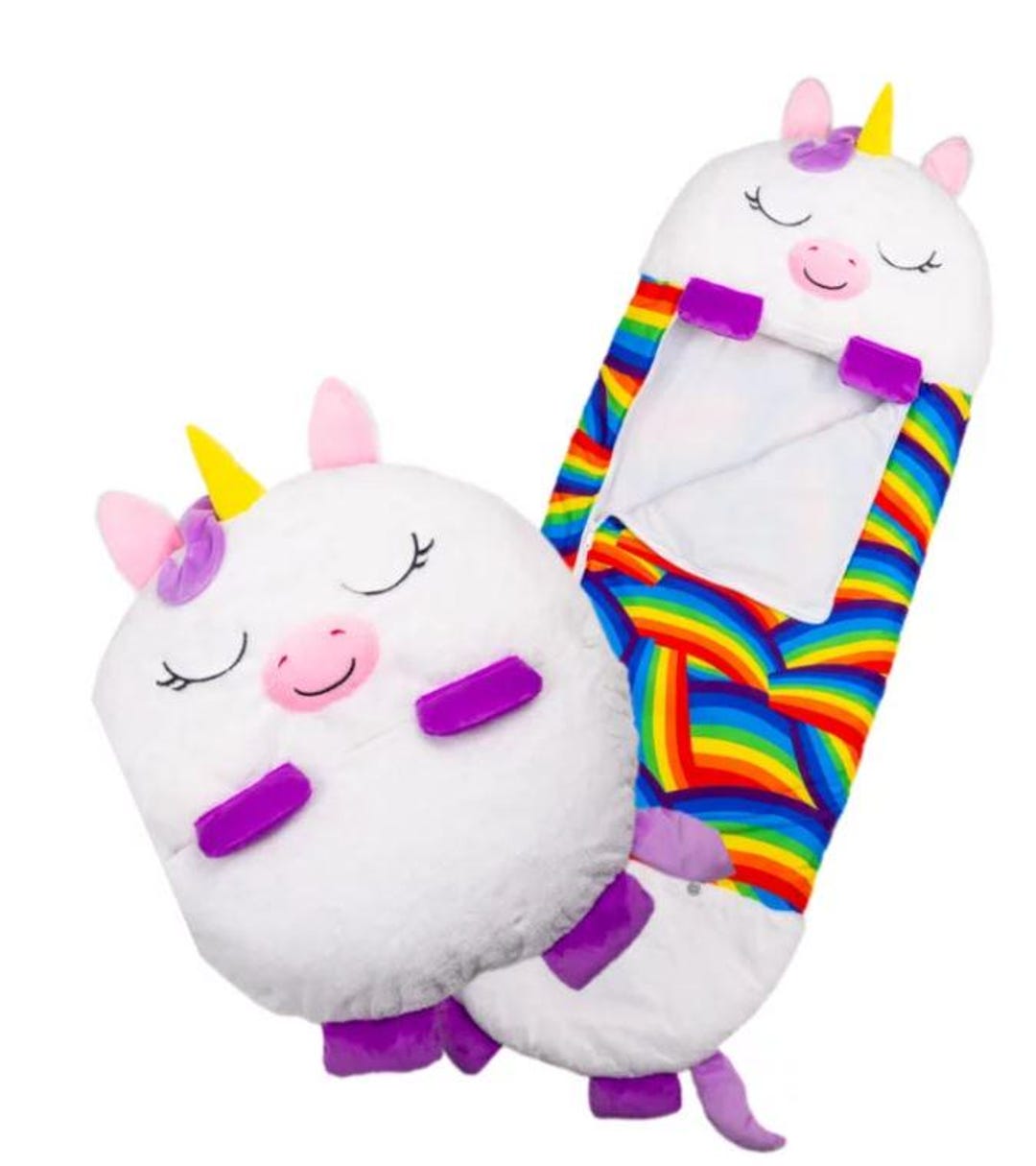 3-in-1 Kids Sleeping Bag, Nap Mat, Nap Roll and Pillow, Cute, Cozy ...