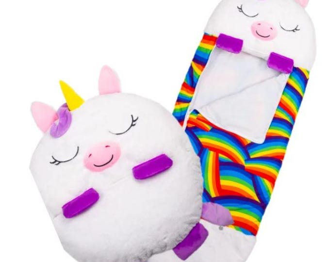 3-in-1 Kids Sleeping Bag, Nap Mat, Nap Roll and Pillow, Cute, Cozy ...