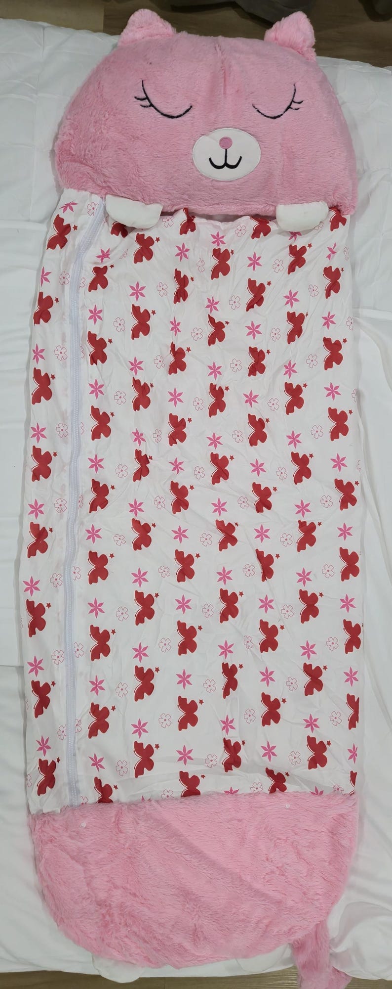 3-in-1 Kids Sleeping Bag, Nap Mat, Nap Roll and Pillow, Cute, Cozy ...