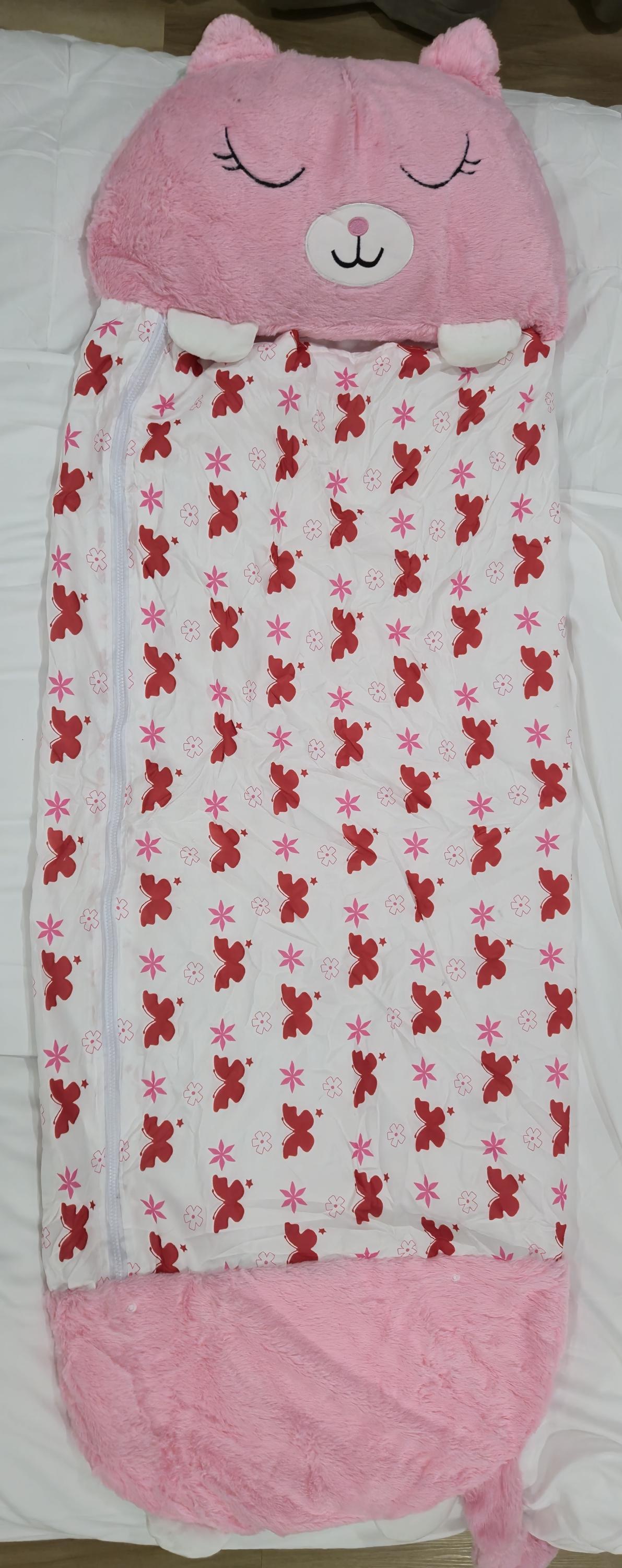 3-in-1 Kids Sleeping Bag, Nap Mat, Nap Roll and Pillow, Cute, Cozy ...