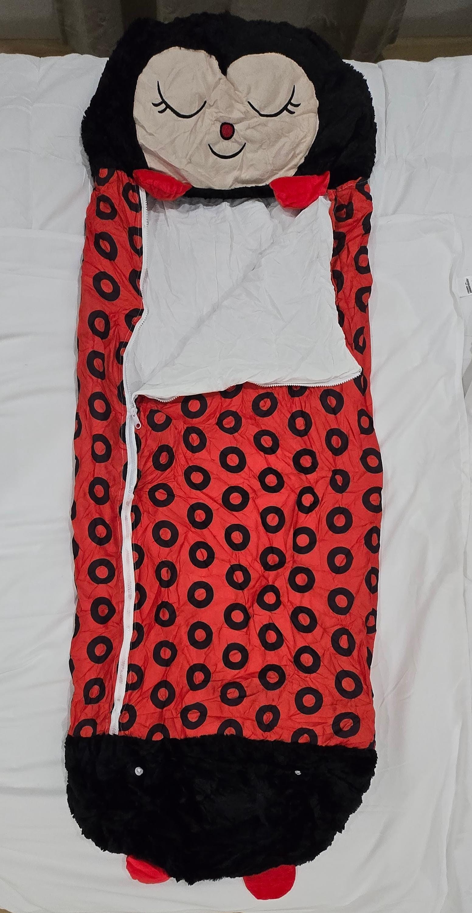 3-in-1 Kids Sleeping Bag, Nap Mat, Nap Roll and Pillow, Cute, Cozy ...