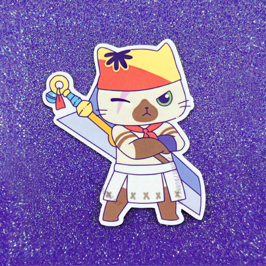 Burly Chef Cat Vinyl Sticker / Waterproof / UV Resistant / Decal - Etsy
