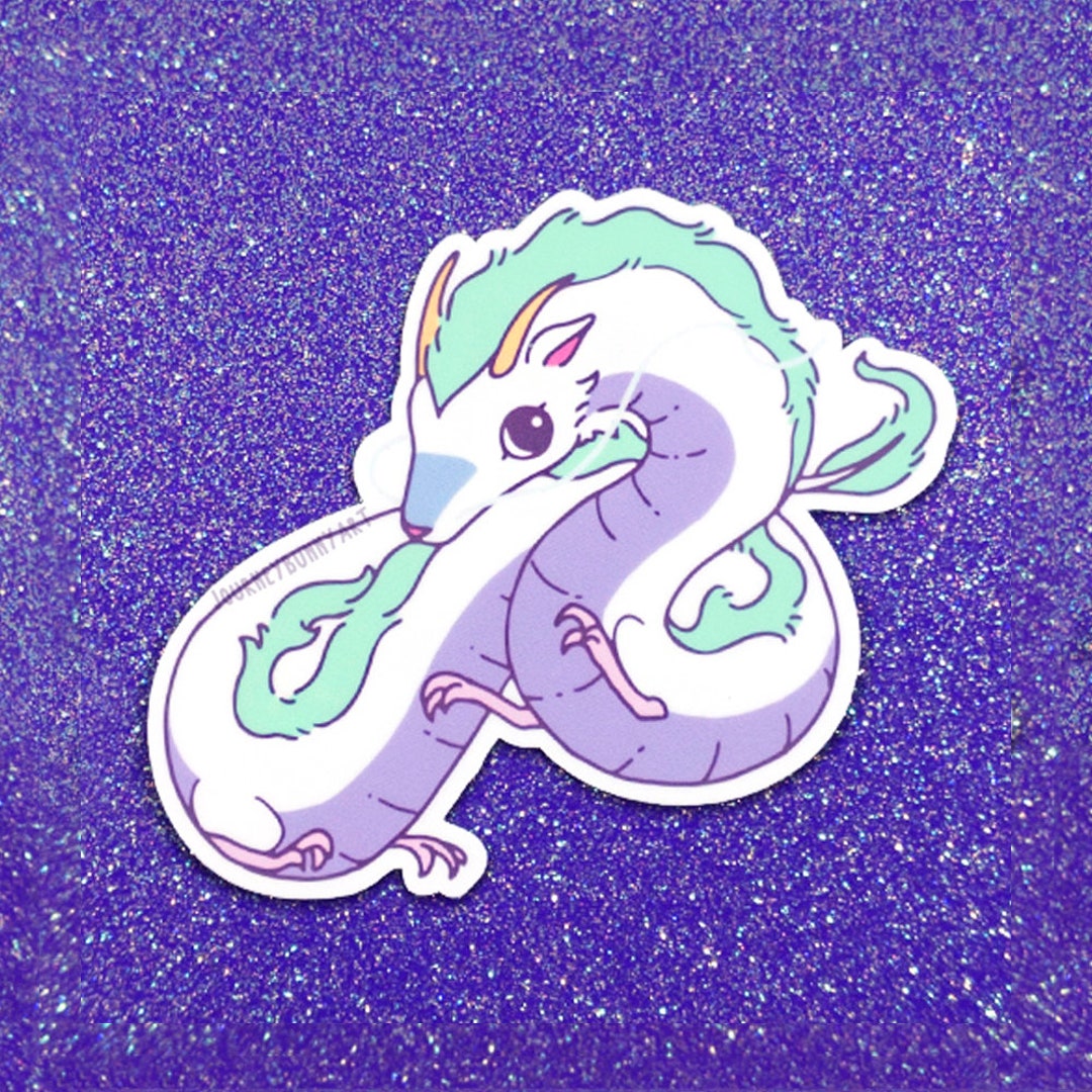 White Dragon Vinyl Sticker / Waterproof / UV Resistant / Decal - Etsy