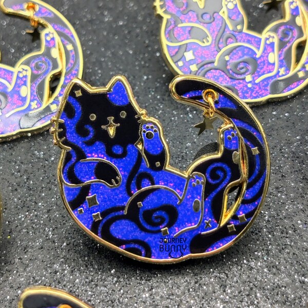 Enamel Pin Cat - Etsy