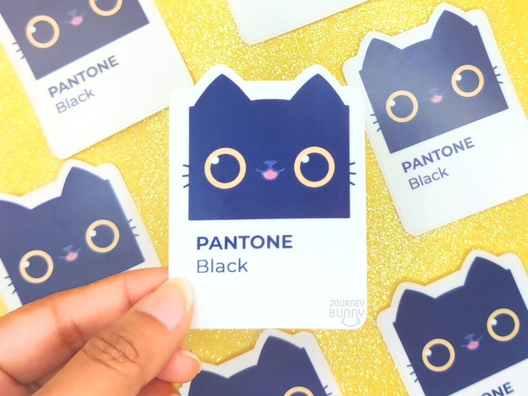 Black Paint Swatch Vinyl Sticker / Waterproof / UV Resistant / Decal - Etsy