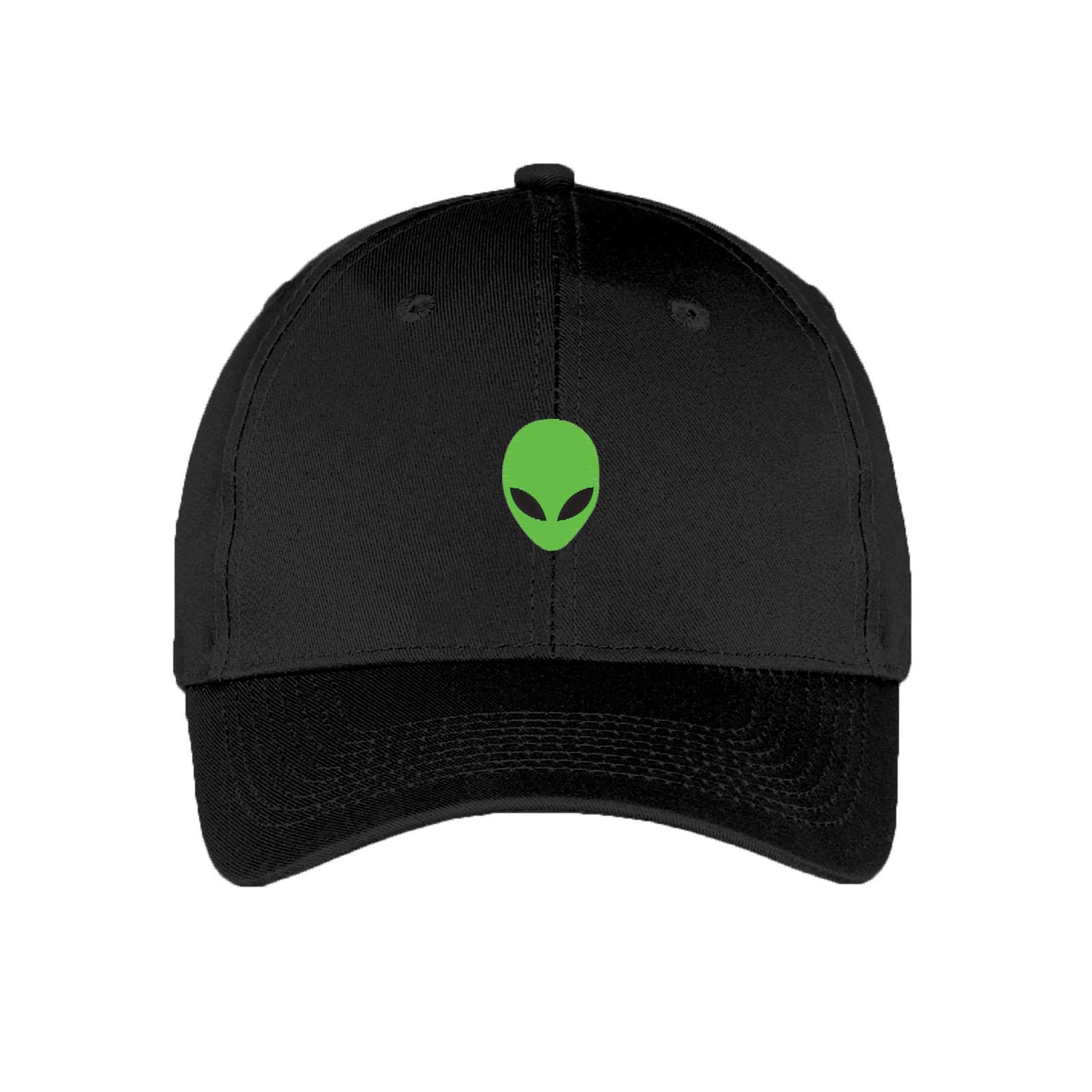 Alien Embroidered Hat Funny Novelty Outer Space Weird UFO | Etsy