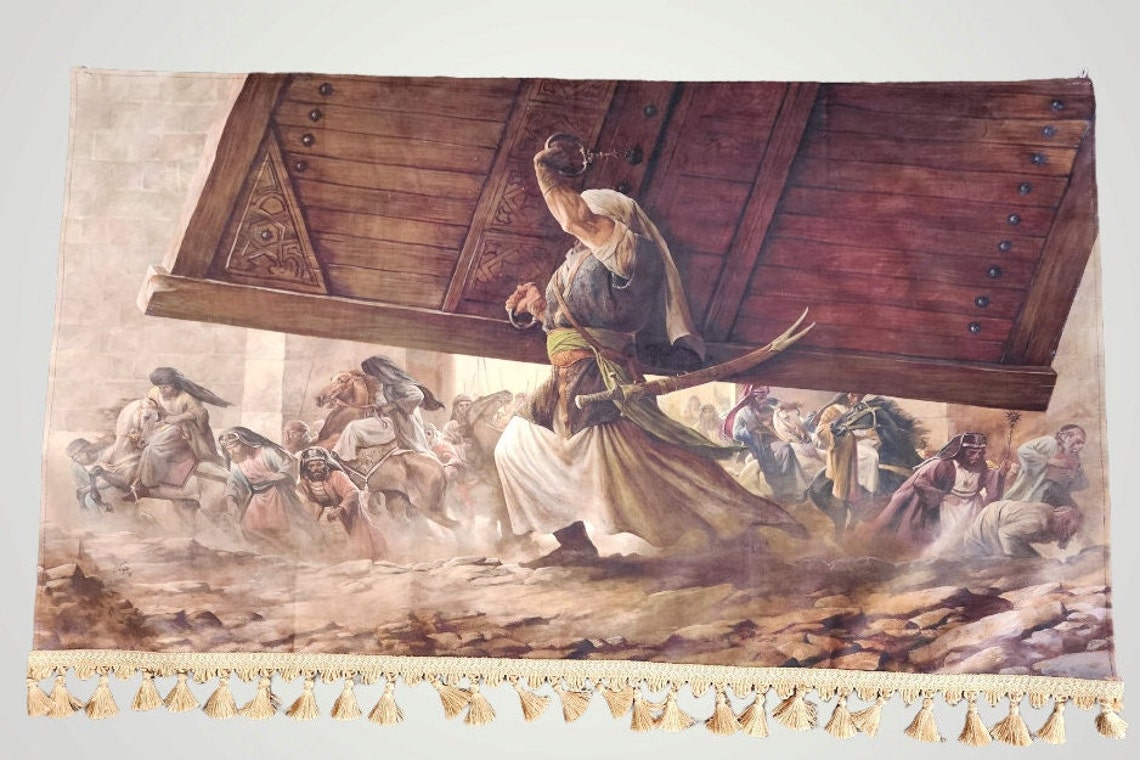 Imam Ali Khaiber Fabric on Wall Banner/ High Quality Banner - Etsy