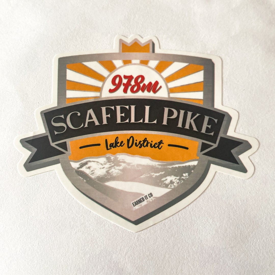 Scafell Pike Sticker - Etsy UK
