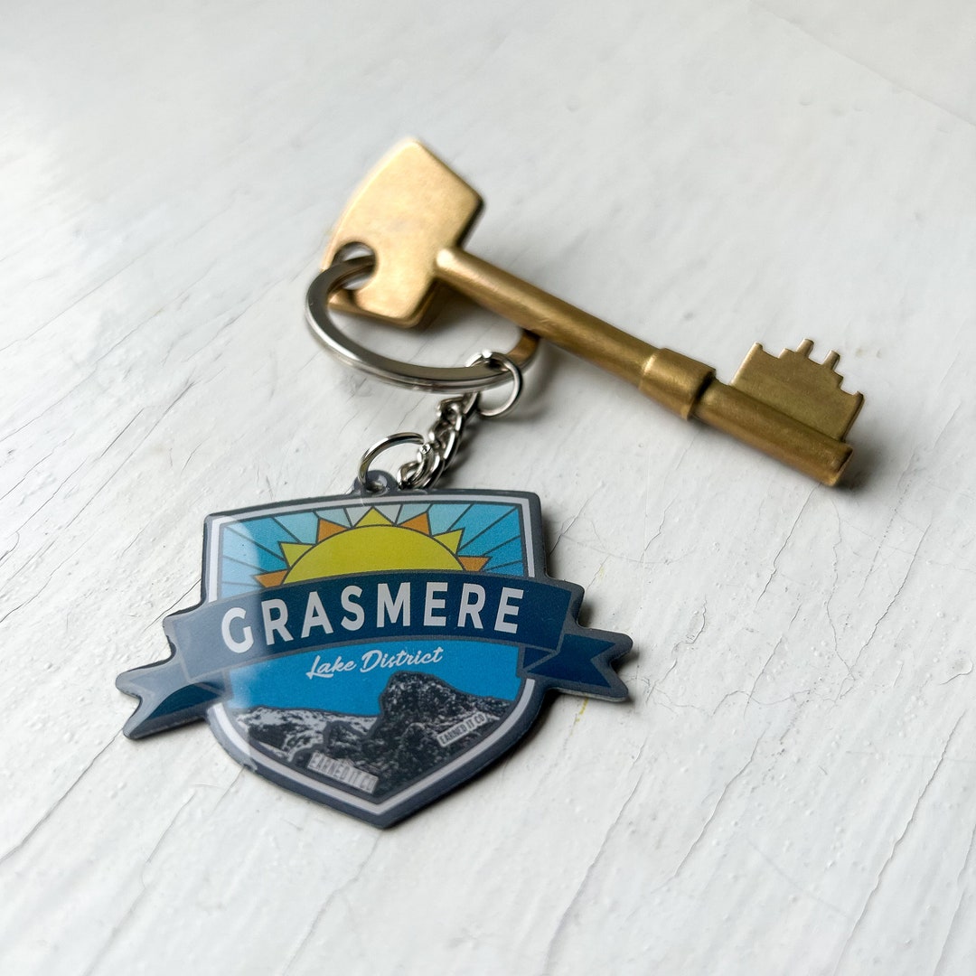 Grasmere Keyring | Lake District | Gift | Souvenir - Etsy