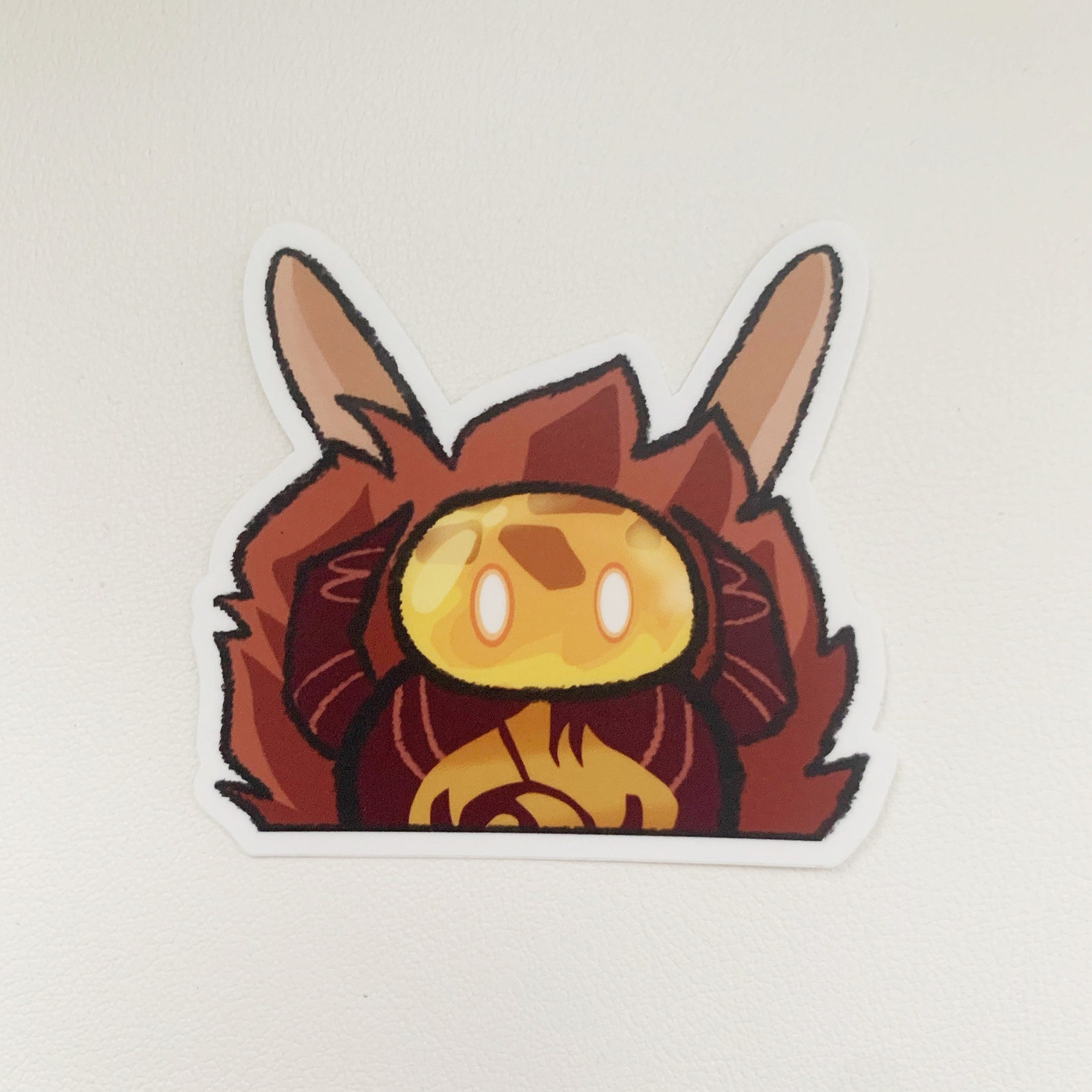 Genshin Impact Sticker: Pyro Hilichurl and Slime - Etsy