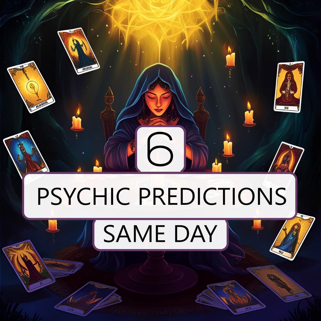 6 Psychic Predictions - Same Day Psychic Reading - Etsy