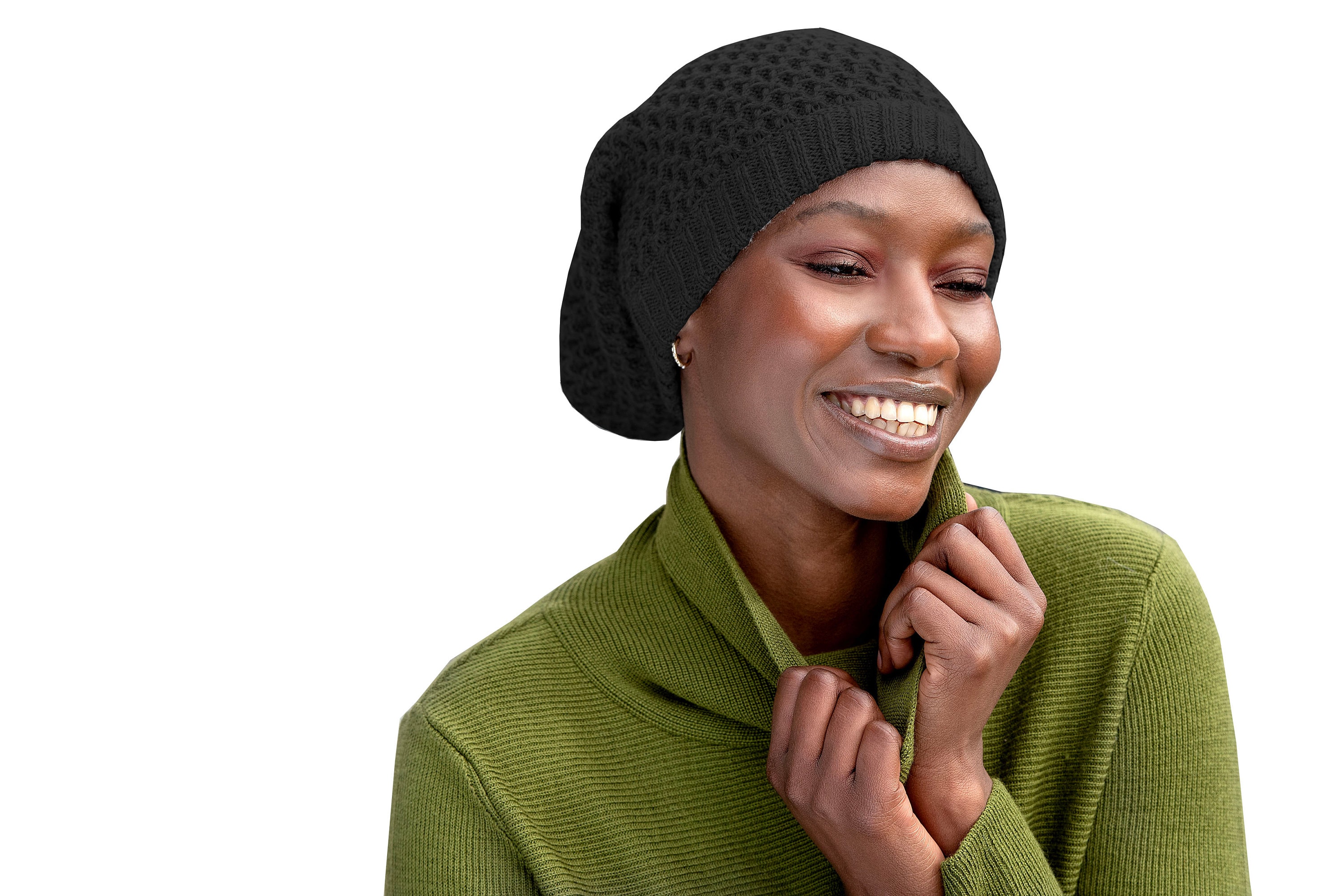 Cecilia Winter Hats Knitted Chemo Headwear for Women With Cancer Wool ...