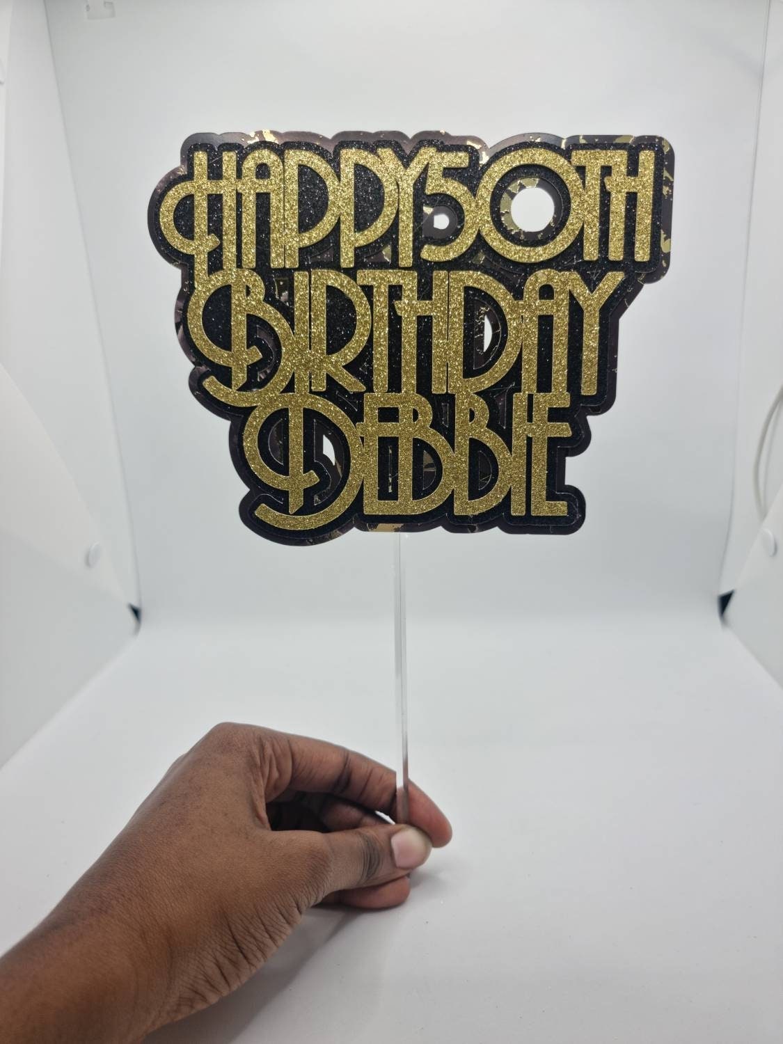 Great Gatsby Theme Cake Topper Personalised Glitter Cake - Etsy UK