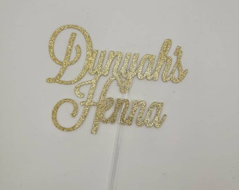 Mehndi Cake Topper - Etsy