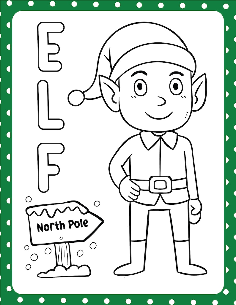 Elf-sized Fun Printable Set, Digital Download, Printable Download ...