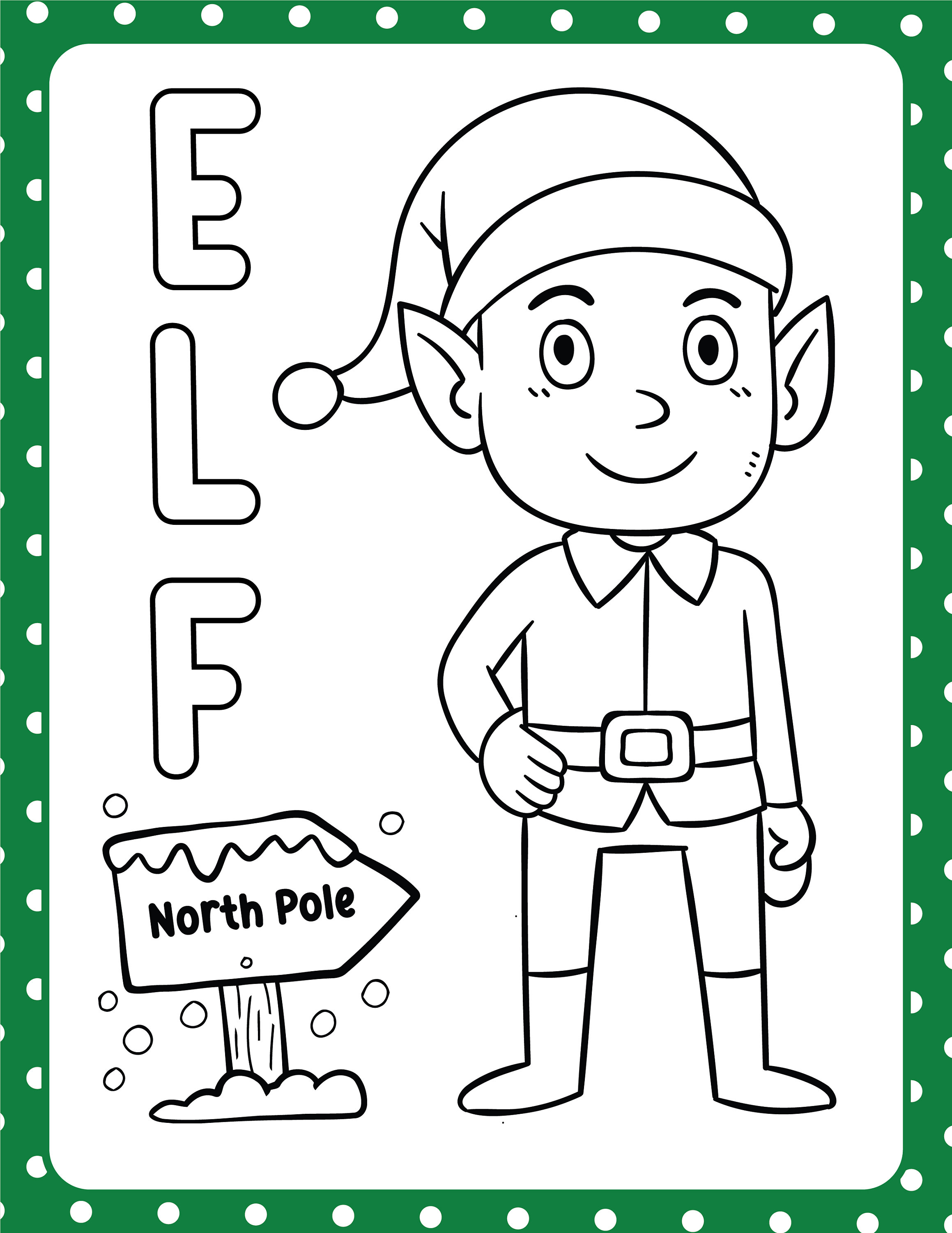 Elf-sized Fun Printable Set, Digital Download, Printable Download ...