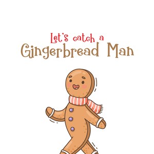 Let's Catch A Gingerbread Man, Digital Download, Instant Download ...
