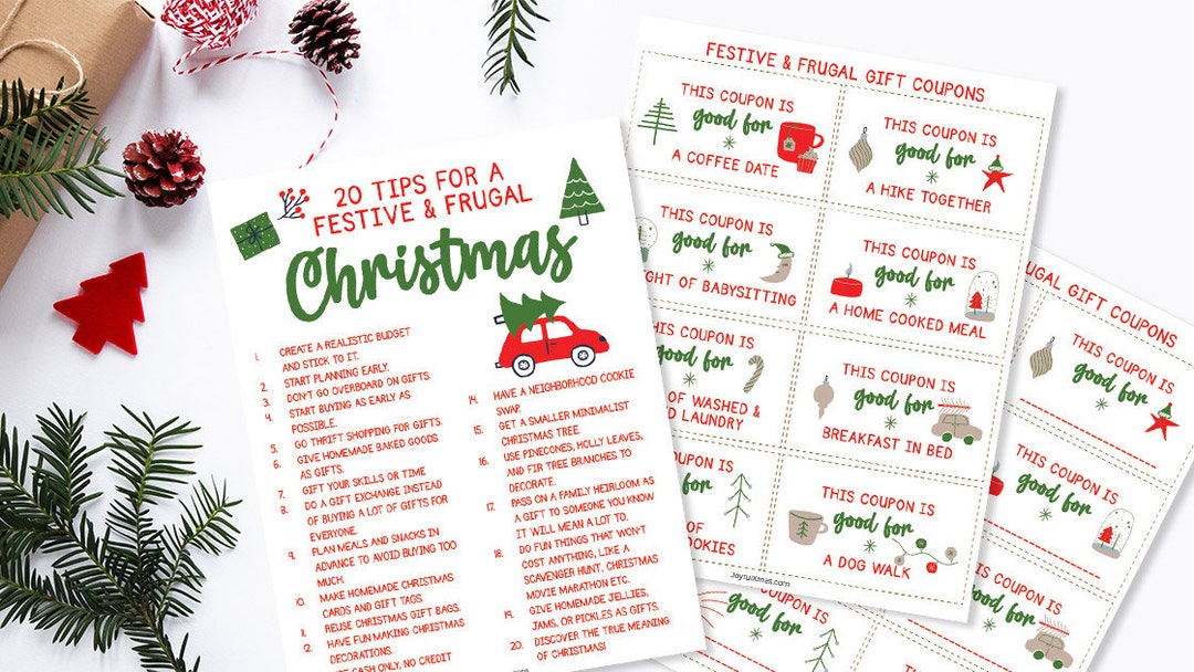 20 Tips for a Festive and Frugal Christmas, Instant Download, Digital ...