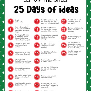 Elf-sized Fun Printable Set, Digital Download, Printable Download ...