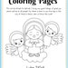 Christmas Nativity Set for Kids, Instant Download, Christmas Workbook ...