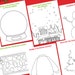 Christmas Drawing Prompts, Instant Download, Digital Download ...