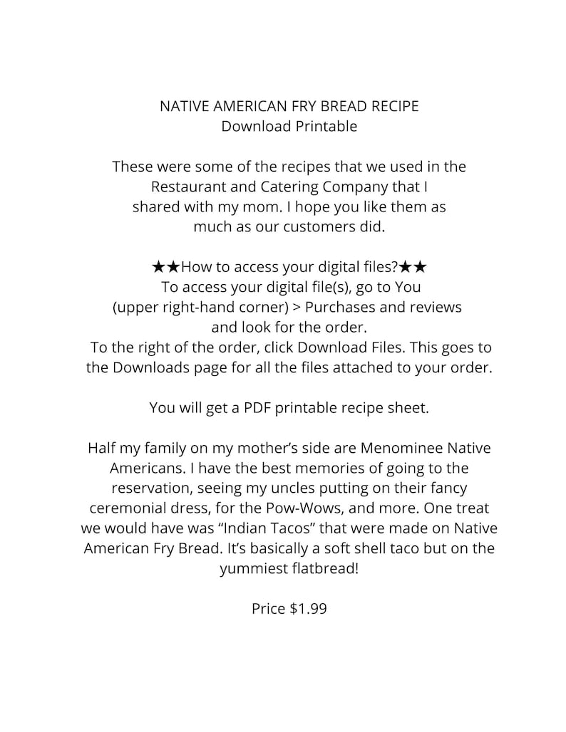 Native American Fry Bread - Etsy