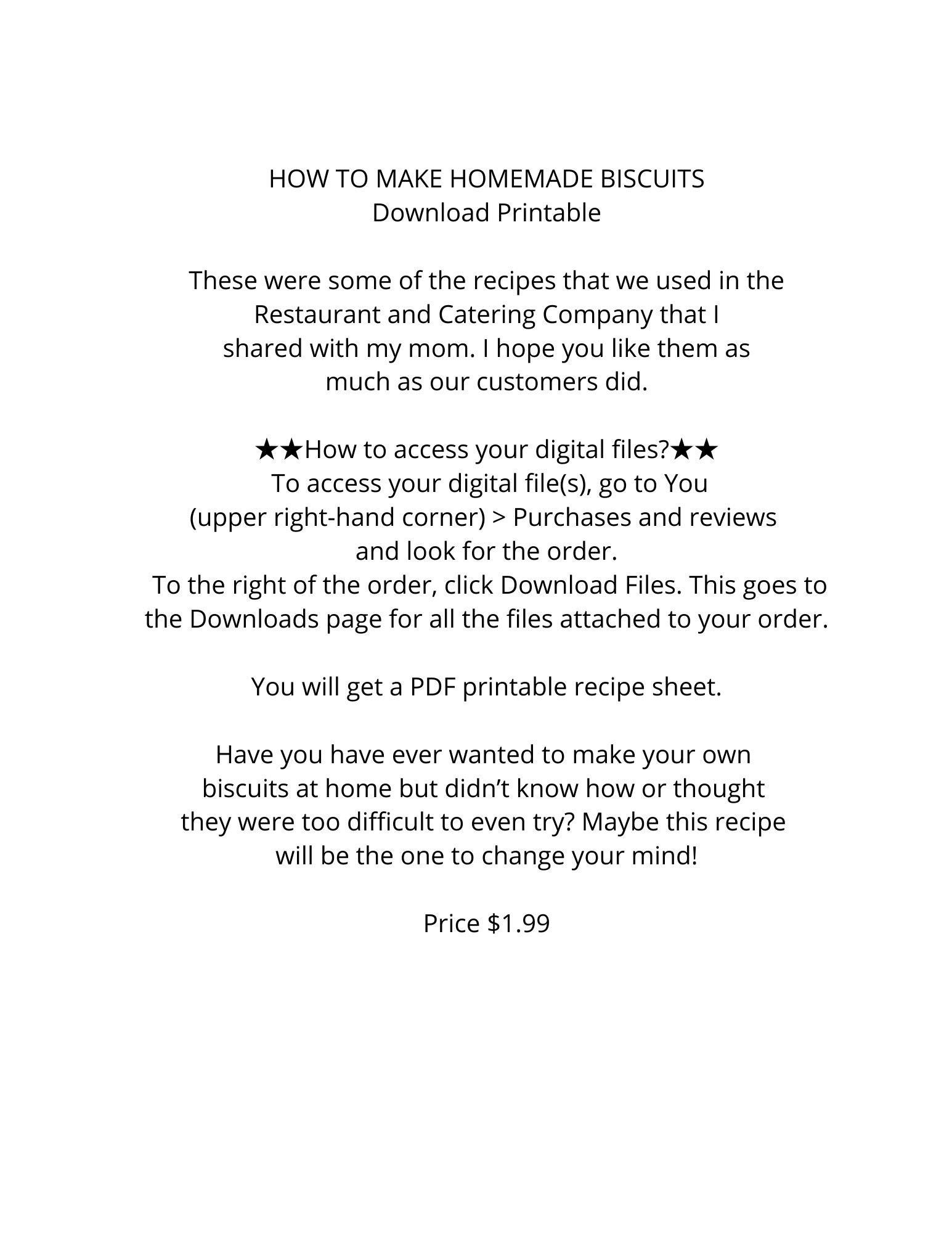 How to Make Homemade Biscuits - Etsy