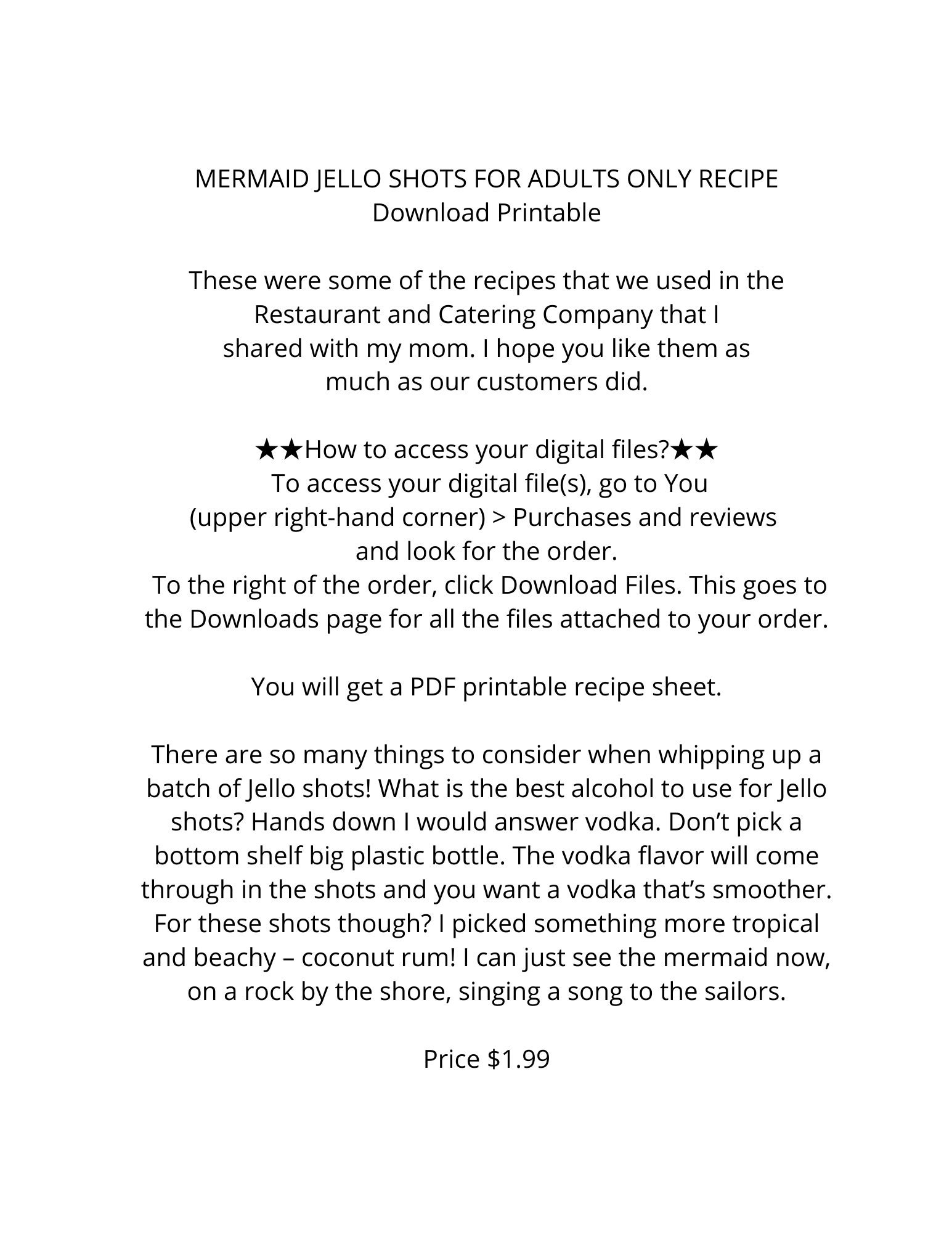 Mermaid Jello Shots for Adults Only - Etsy