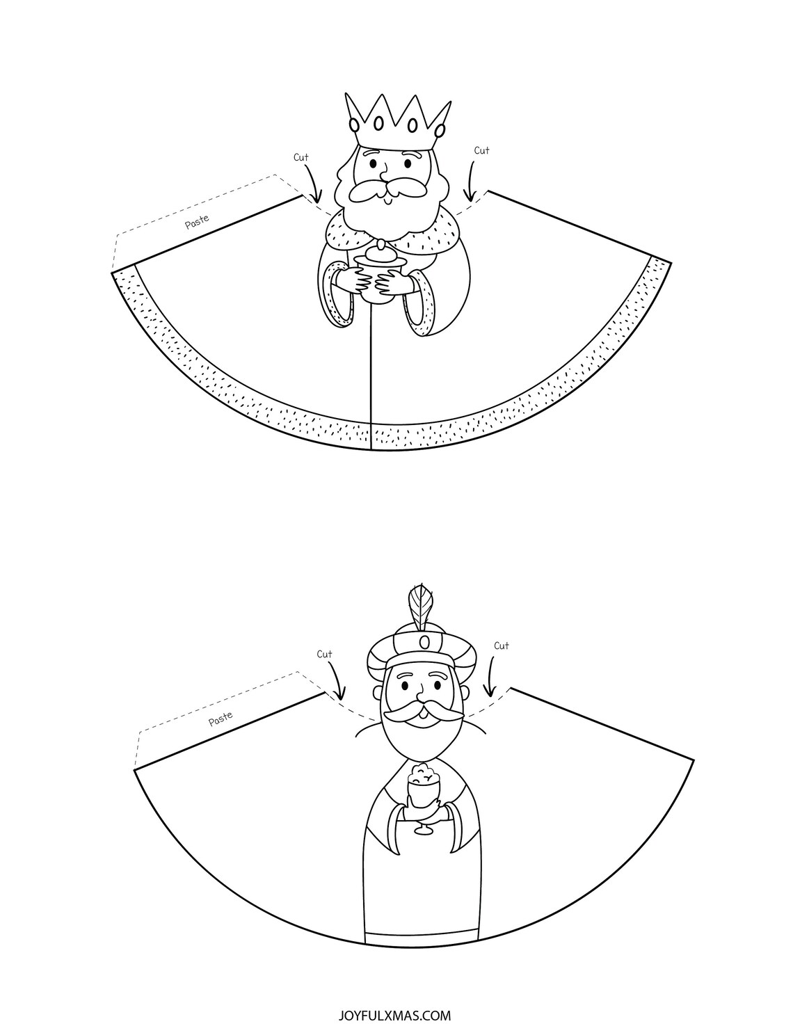 Christmas Nativity Cones Activity Set, Nativity Printable, Digital ...