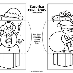 Surprise Christmas Cards Crafts, Christmas Crafts, Christmas Cards ...