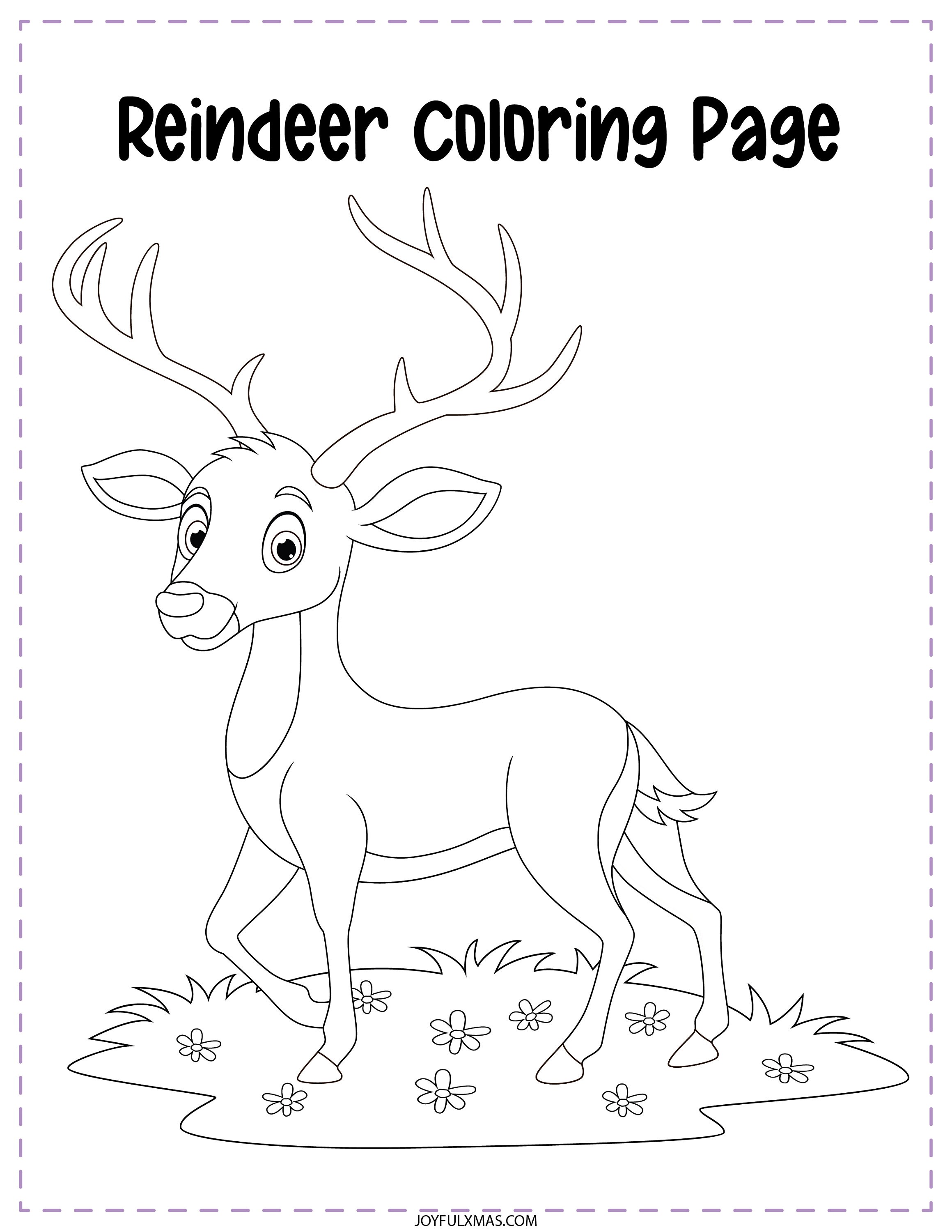Reindeer Activity Set, Instant Download, Christmas Workbook, Digital ...