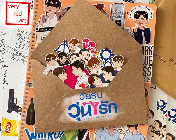 Bossnoeul Thai BL Actor Sticker, Thai BL Lover, Boy Love Fandom, Thai ...