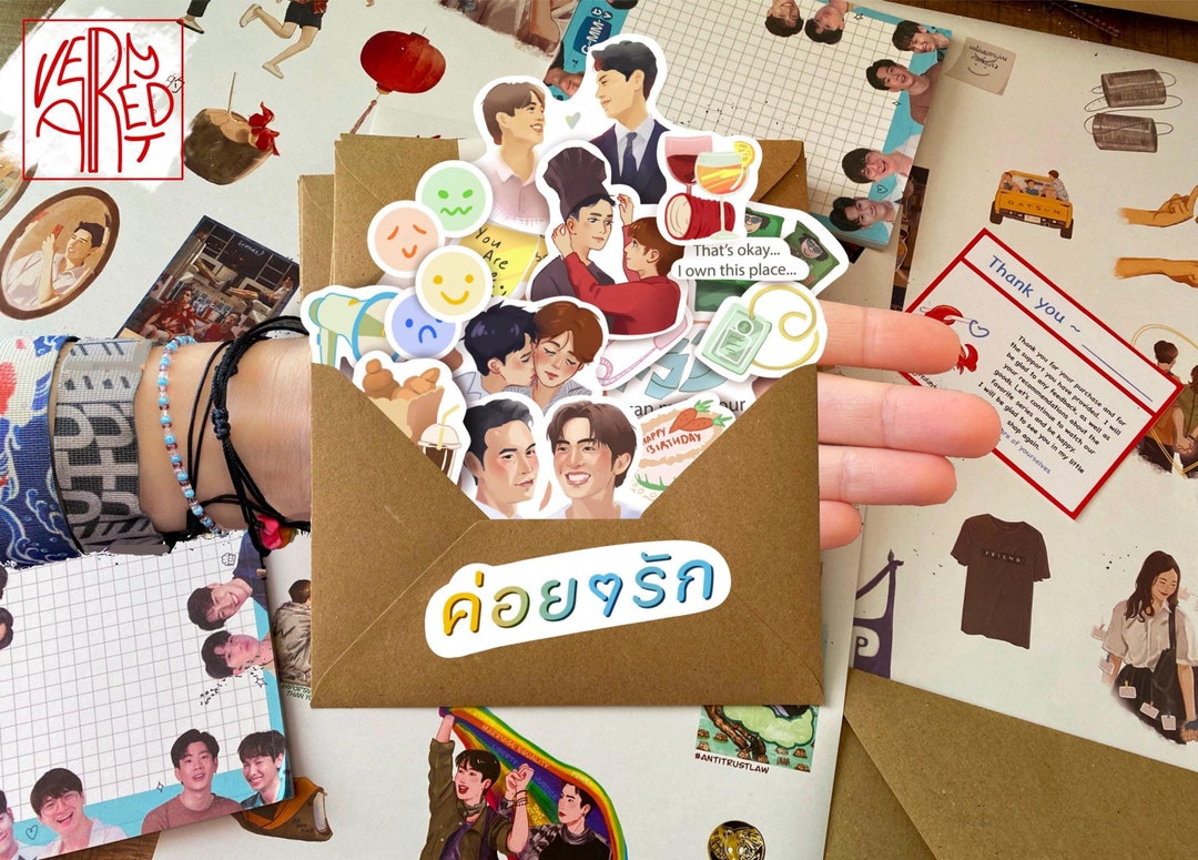 Step by Step Series Stickers: Thai BL Drama Sticker Pack - Etsy