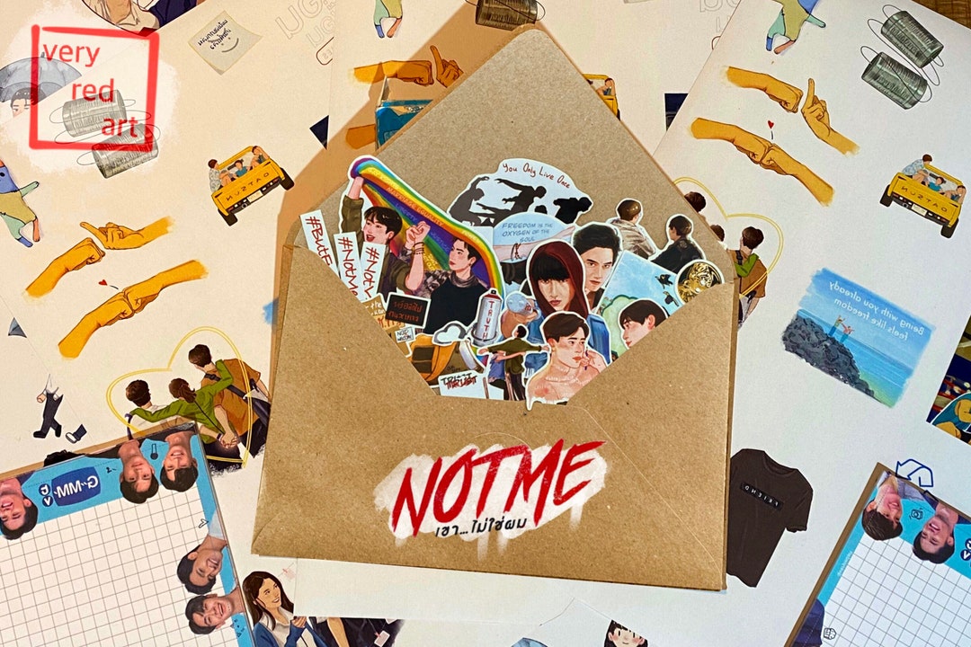 Not Me Series Stickers: Thai BL, Offgun LGBTQ Stickers - Burnout ...
