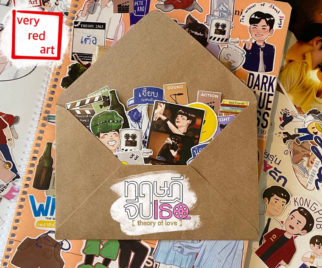 Theory of Love Stickers: Thai BL Drama, Offgun - Burnout Syndrome BL ...