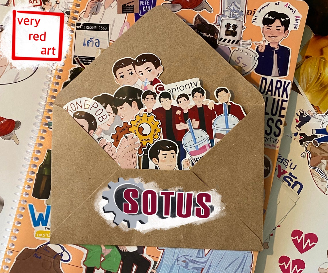 SOTUS the Series Stickers: Thai BL Drama, Sticker Pack LGBTQ Pride - Ex ...