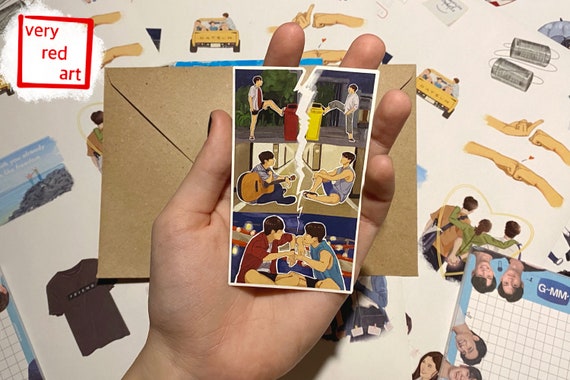 Paper & Party Supplies Bad Buddy stickers OhmNanon Thai BL drama Bad ...